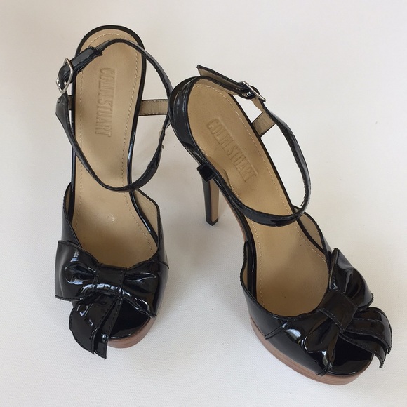 Colin Stuart | Shoes | Colin Stuart Platform Ankle Strap High Heels ...